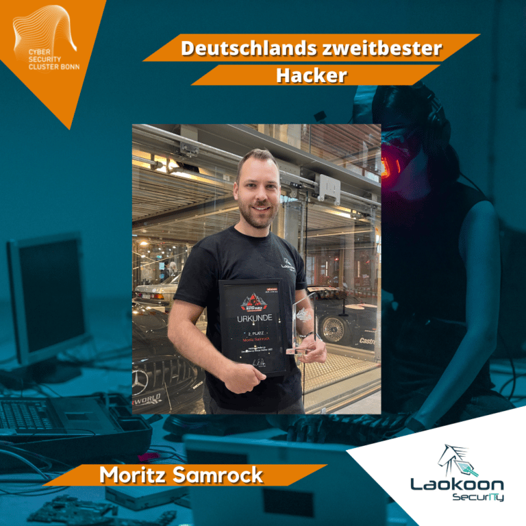 Moritz Samrock ist Deutschlands zweitbester Hacker - Cyber Security Cluster Bonn e.V.